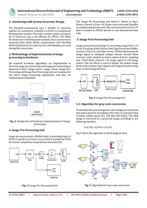 implementation of fpga based image processing algorithm using xilinx system generator pdf
