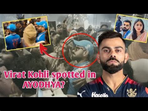 Virat Kohli In AYODHYA For Pran Pratistha At 22nd JAN Virat Kohli S