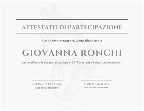 Pagina Attestati Di Partecipazione E Certificati Modelli Gratis
