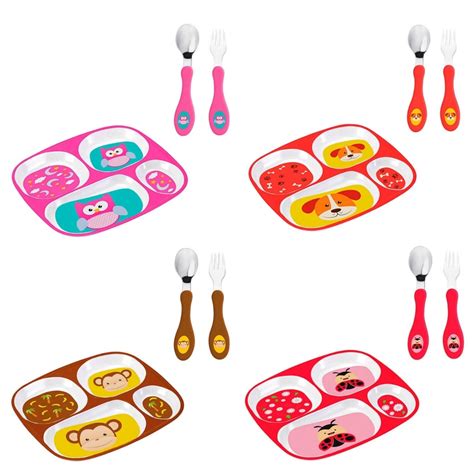 Conjunto Prato Ou Talheres Infantil Beb Ou Conjunto Torne A Refei O