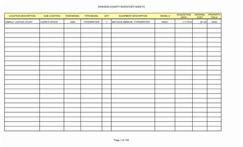 Hvac Inventory Spreadsheet Db Excel