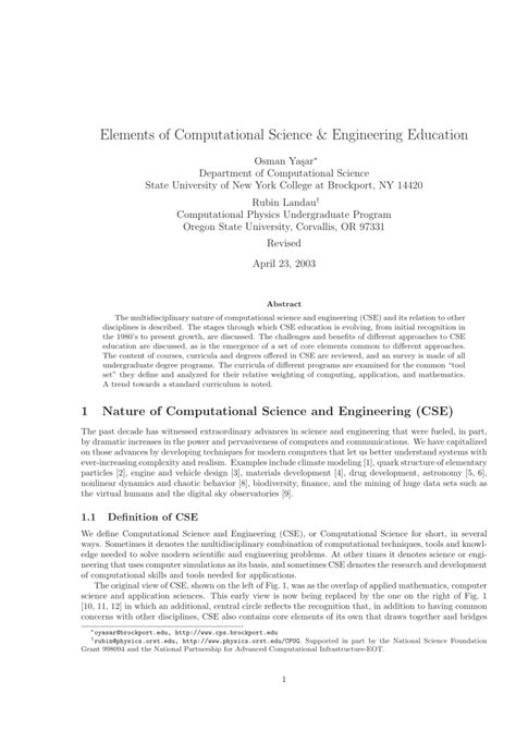 pdf elements of computational science and engineering education