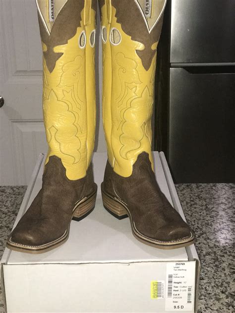 SALE New Custom Olathe 17 Tall Warthog Buckaroo Cowboy Boots