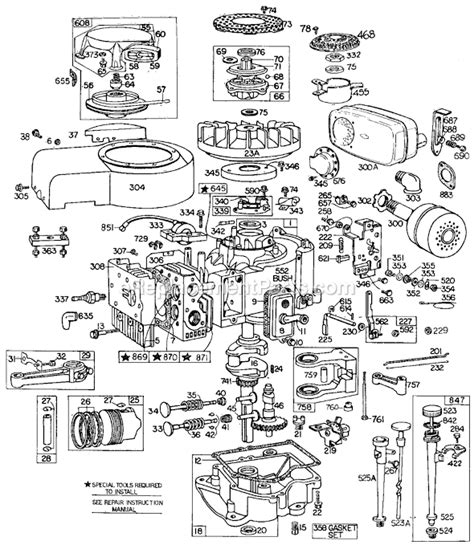 Briggs And Stratton Lawn Mower Engine Diagram