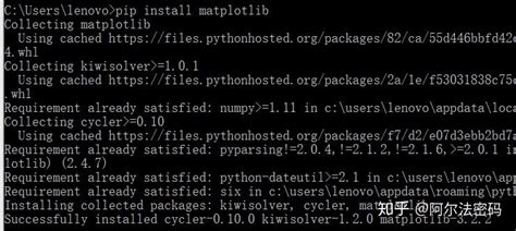 python中遇到安装matplotlib问题 知乎