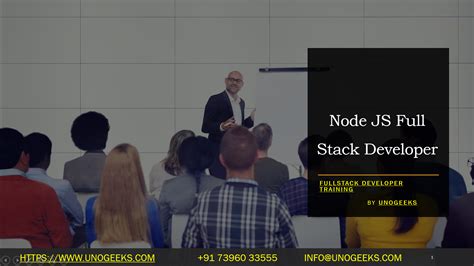 node js full stack developer