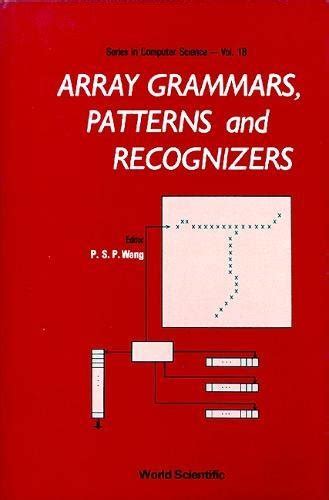 『array grammars patterns and recognizers』｜感想・レビュー 読書メーター
