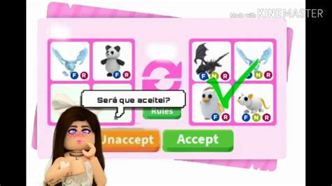 Roblox Fasendo Trocas No Adopt Me Youtube