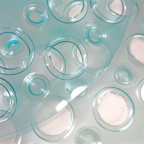 Tapete Para Banheiro Box Antiderrapante Ventosa Banho Chuveiro Azul