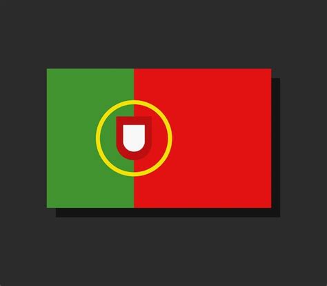 Premium Vector Portugal Flag