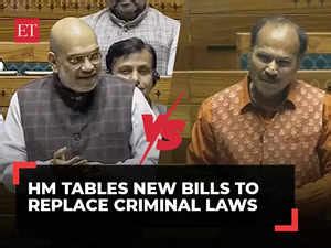 Criminal Law Bills Home Minister Amit Shah Tables Three New Criminal