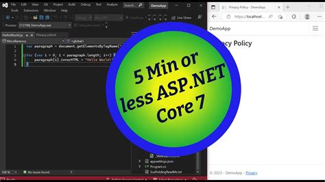 4 Min Tutorial ASP NET Core 7 External JavaScript Files To Razor