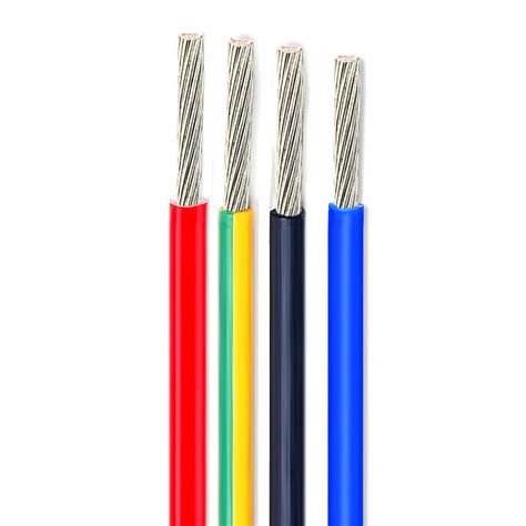 UL10362 PFA Copper High Temperature Wire 20 22 24AWG PVC Insulated