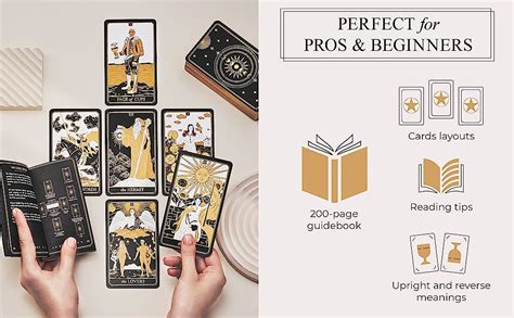 Amazon Wyspell Classic Tarot Cards With Guide Book Gold Tarot