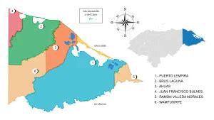 Mapa Del Departamento De Olancho RedHonduras El Referente De