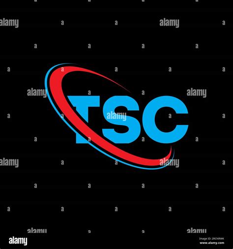 TSC Logo TSC Letter TSC Letter Logo Design Initials TSC Logo Linked
