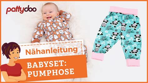 Nähanleitung Baby Pumphose Jersey nähen mit der Nähmaschine Für