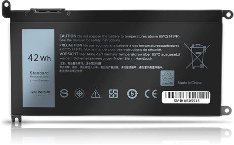 Amazon WDX0R Laptop Battery For Dell Inspiron 15 5567 5568 7560