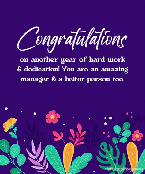 60 Happy Work Anniversary Wishes Messages And Quotes 41 OFF