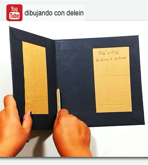 Cómo hacer un álbum con cartulina scrapbooking manualidades con papel