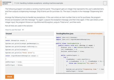 Solved The Following Program Simulates A Vending Machine Chegg