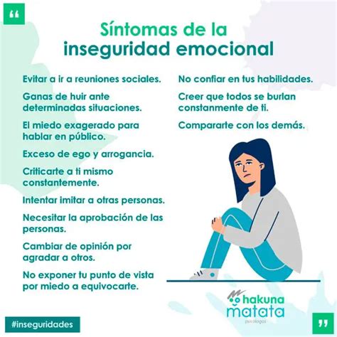 Cuáles son las características de una persona insegura Haras Dadinco