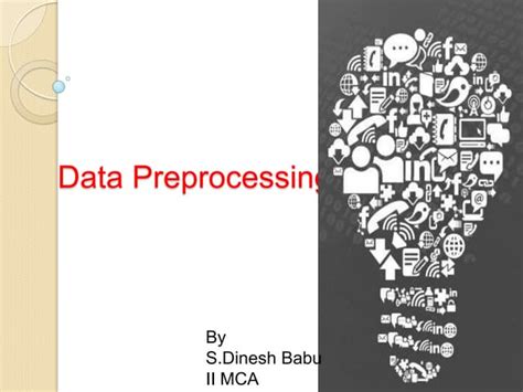 Data Preprocessing Ppt