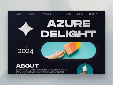 Azure Delight Free Landing Page Template Figma