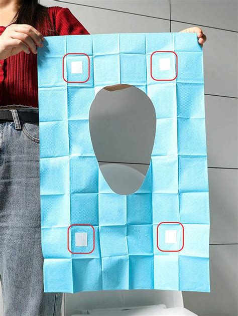 Capa para assento sanitário descartável de papel lavável Capa para