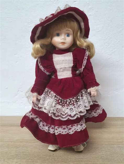 POUPÉE D ARTISTE POUPÉE en porcelaine 40 cm collector rareté vintage