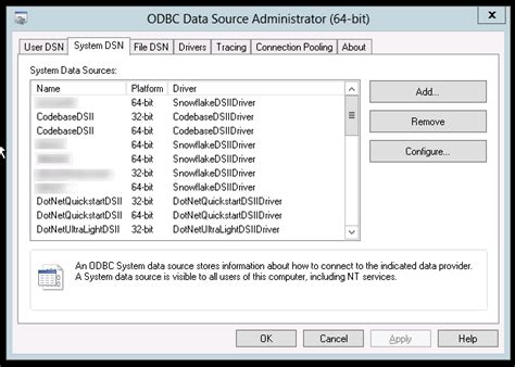 Installing And Configuring The ODBC Driver For Windows Snowflake