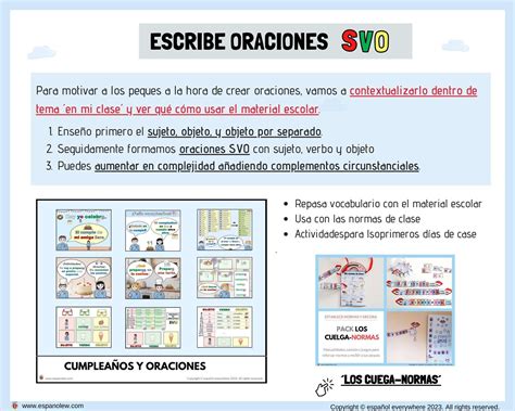 Actividades para practicar la Gramática Cómo enseñar gramática a niños