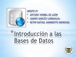 PPT Acceso A Las Bases De Datos PowerPoint Presentation Free
