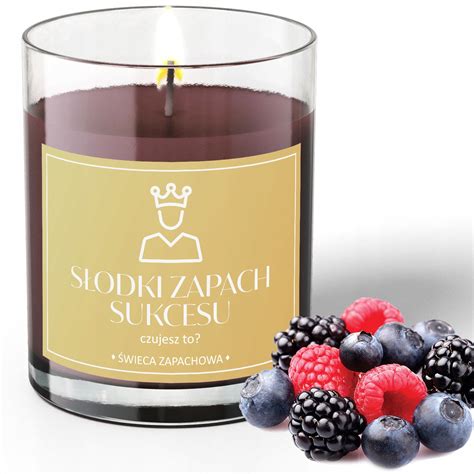 Wieczka Zapach H Mieszny Prezent S Odki Zapach Sukcesu Jagody