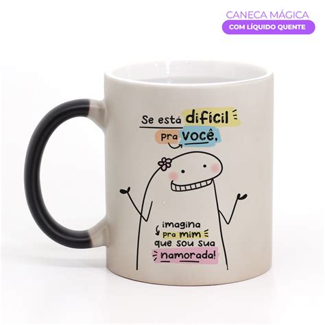 CANECA IMAGINA PRA MIM NAMORADA E NAMORADO MÁGICA OU COLORIDA