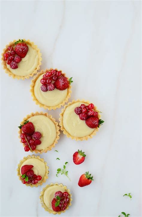 Receta De Tartaletas De Crema Pastelera Con Frutas Rojas Megasilvita