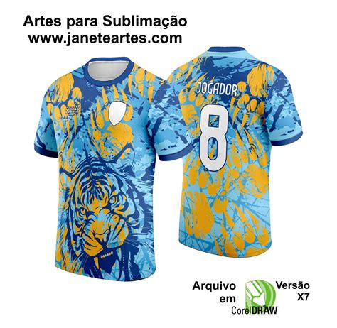Arte Vetor Camisa Interclasse Jogos Internos 2024 Tigre M2
