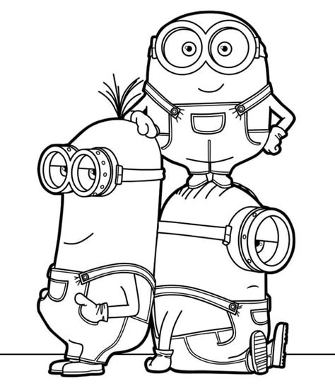 Minions Para Colorir Blog Ana Giovanna