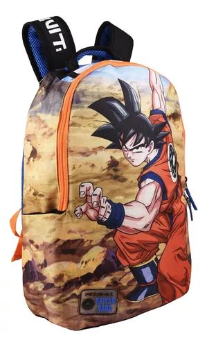 Mochila Dragon Ball Z Goku Vegeta 100 Original Edicion Especial