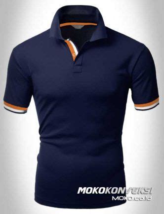 Polo Shirt Putih Polos Depan Belakang