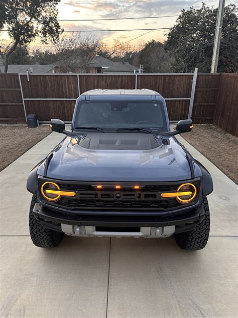 2023 Azure Gray Metallic Bronco Raptor Picked Up This Beautiful
