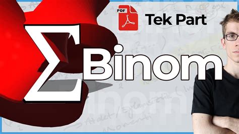 SADECE BİNOM Tüm Formüller Kurallar Özellikler Soru Tipleri PDF
