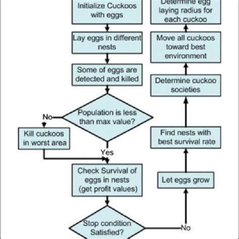 proposed algorithm flowchart coa cuckoo optimization algorithm download scientific diagram