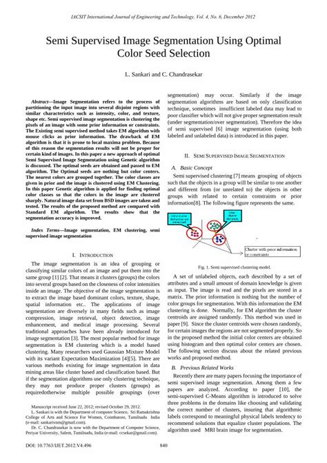 pdf semi supervised image segmentation using optimal · pdf fileshape etc semi supervised
