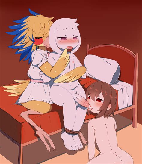 Rule 34 Asriel Asriel Dreemurr Blowjob Chara Crybleat Cum Cum In Mouth Cum Inside Gay Penis