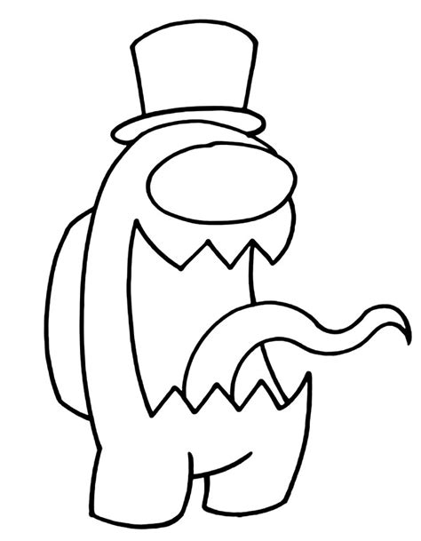 Among Us Coloring Pages Free Printable PDF