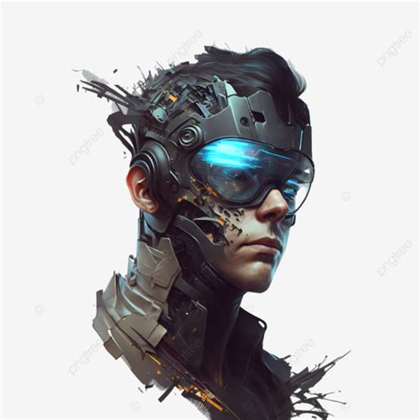 Cyberpunk Future Movie Game Character Modeling Cyberpunk Portrait