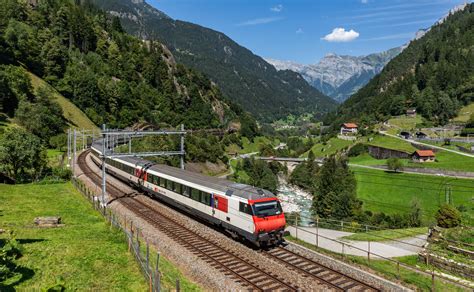 Bt Der Sbb Zwischen Amsteg Und Gurtnellen