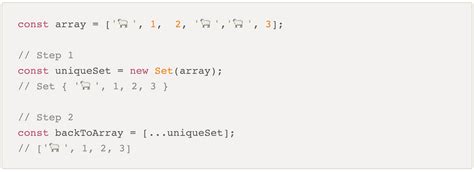 how to remove array duplicates in es6