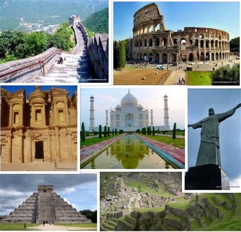 Le Sette Meraviglie Del Mondo Antico E Moderno